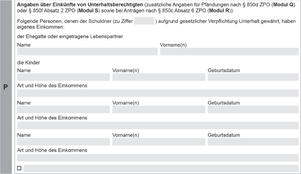 Zwangsvollstreckungsformulare | Wegfall von Mitverdienern: So ...