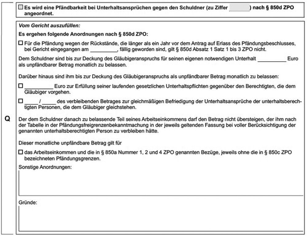 Aktuelle Gesetzgebung | Zwangsvollstreckungsformulare beim PfÜB seit ...