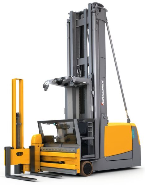 Hochregalstapler der Baureihe EKX von Jungheinrich.