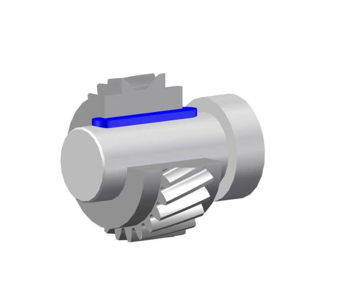 2 Sicher fest: Ritzelbefestigung auf Welle mittels Passfeder ohne ...