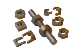 Geteilte Schraubenmutter spart Kosten durch leichtere Montage